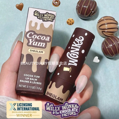 现货sheglam查理威利旺卡willy wonka联名巧克力唇膏