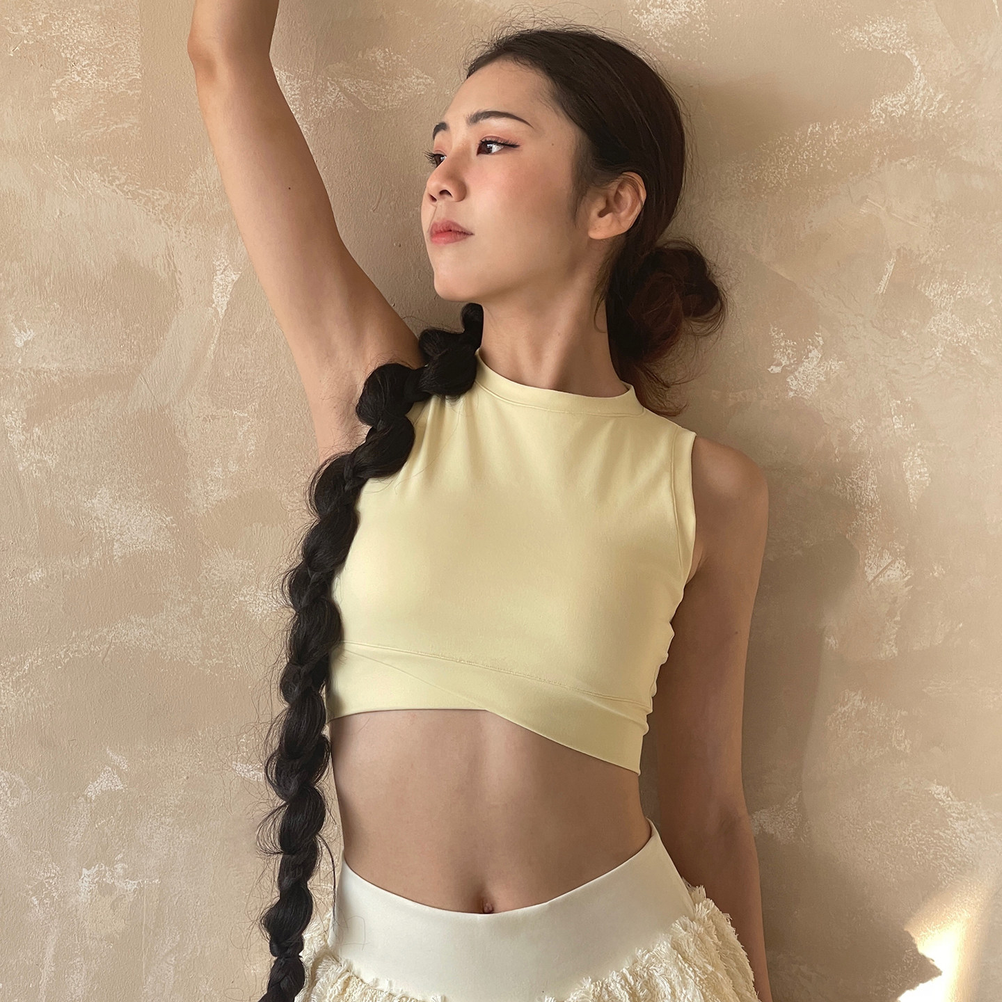 kokoyaya网球上衣瑜伽背心带胸垫运动内衣速干云感普拉提健身服