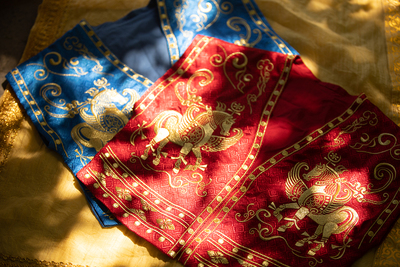 「翼马背子」萃CUI写意国风西域沙漠旅行刺绣背心马甲