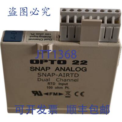 现货供应Opto 22 SNAP-AIRTD SNAP 100欧姆铂RTD模拟温度输入模块