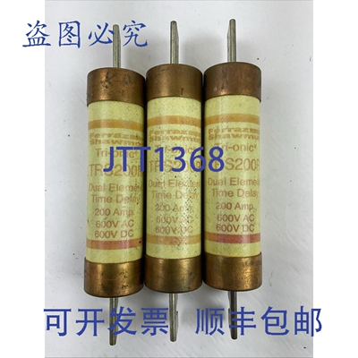 原装供应TRS200R 三极延时双元件 600V 200A K5 级保险丝（3 个装