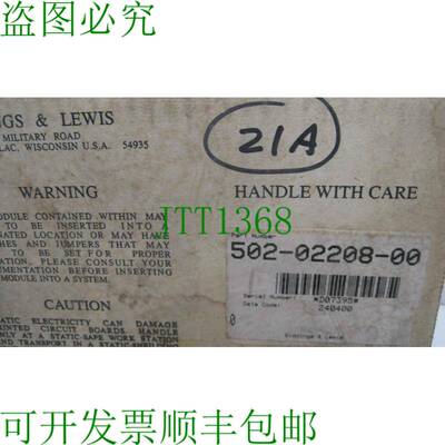 原装供应联系方式 GIDDINGS & LEWIS 502-02208-00 联系方式 5020