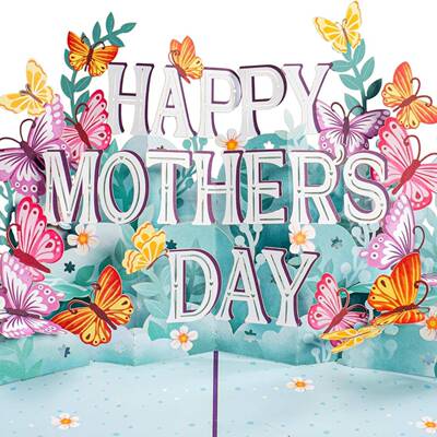 3D立体母亲节贺卡最佳妈妈