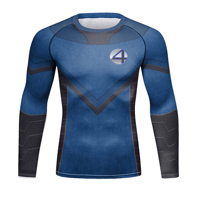 Bodysuit men's four-piece all-season suit紧身健身套装四件套