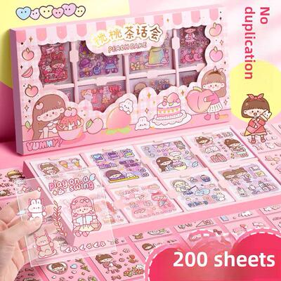 cute cute stickers kids girl journal scrapbook deco sticker