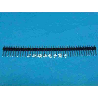 单排针1*40 针长13mm排针 单排针1X40P 针长13mm 纯铜针 脚距2.54
