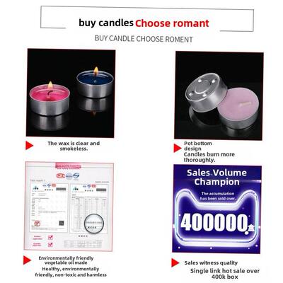 50pcs/Pack Flameless Candles Tea Lights Candle Tealight