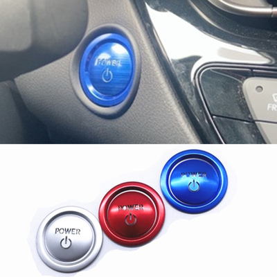 点火装置启动按钮贴铝合金