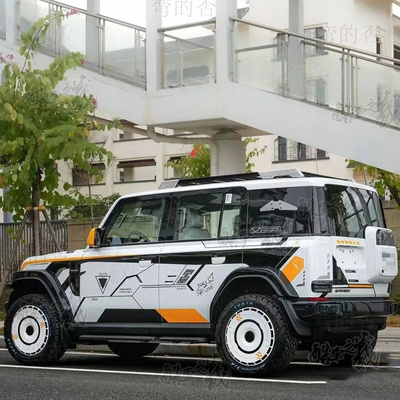 适用于奇瑞ICAR v23车贴个性机甲坦克300烈马车身改装饰贴纸拉花