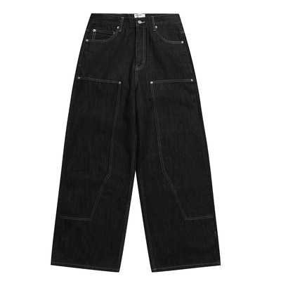 复古阿美咔叽伐木牛仔裤