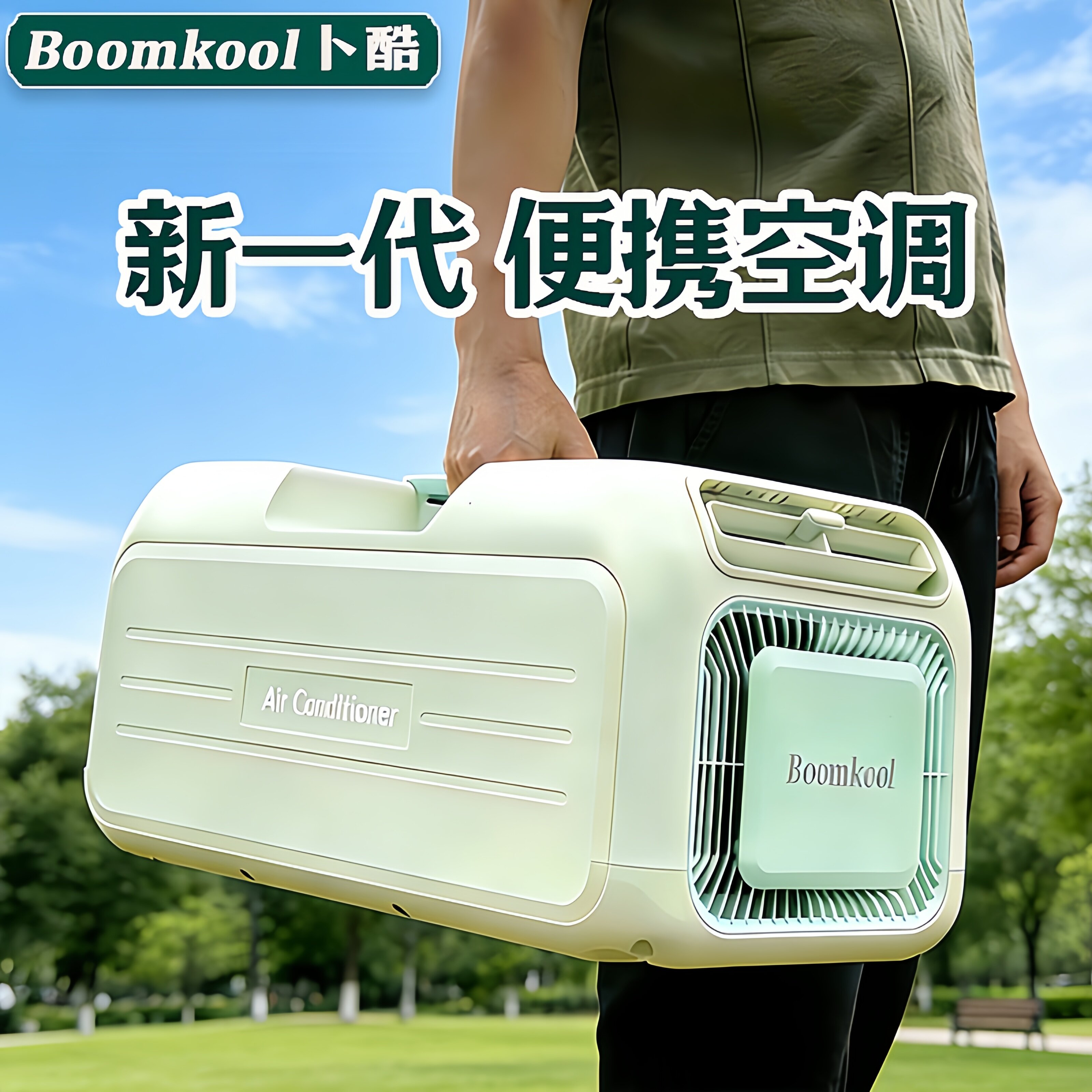 卜酷移动空调小型迷你车载空调便携压缩机制冷微型户外驻车空调