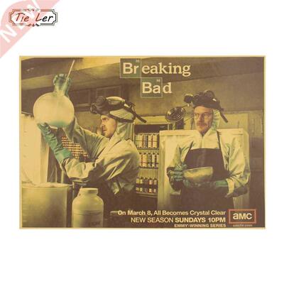 1PC Breaking Bad Wall Sticker Classic American TV Series Po