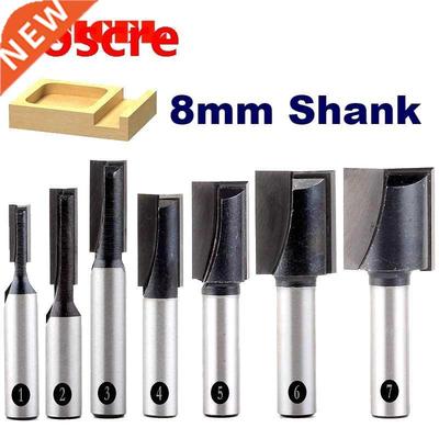 8mm Shank Straight Router Bit Set Top Quality Plane Clearing