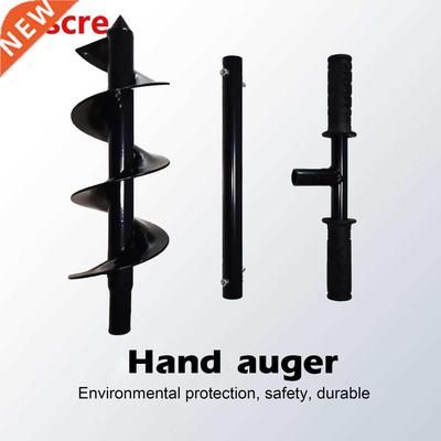 Handheld Manual Digger Post Hole Drill Bit Spiral Garden Gro
