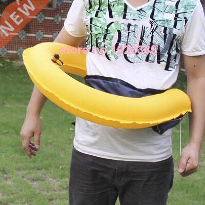 100KG manual hand inflatable waistband fishing buoy life