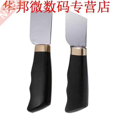 Dikke 26mm Ebbenhout Houten Handvat Lederen Snijmes Function