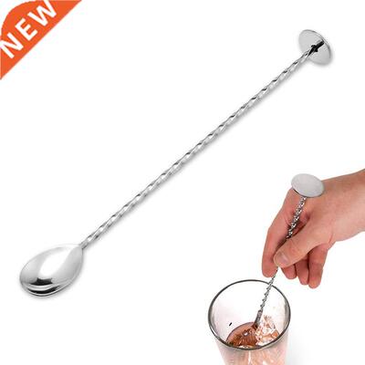 Stainless Steel Cocktail Bar Spoons Spiral Pattern Drink