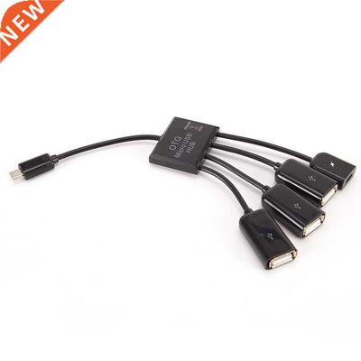 Multi-function USB 2.0 4 in 1 Micro USB Host OTG Charge Hub