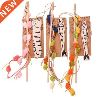 Legendog 3Pcs Cat Wand Toys Set Interactive Funny Tassel