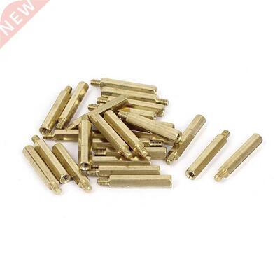 M4x0+6mm Female/Male Threaded Brass Hex Standoff Pillar Spa