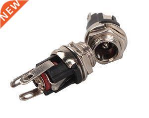 Black Practical 10pcs 5.5mm X 2.1mm DC Power socket panel mo