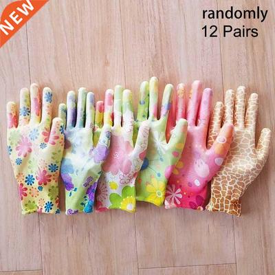 12Pairs Gardening Gloves For Garden Planting Work Gloves