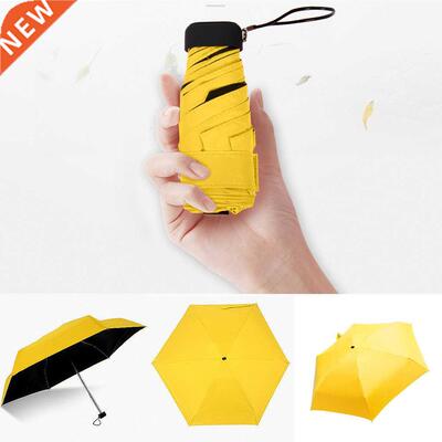 Lightweight Pocket Mini Umbrella Rain Women Windproof Durabl