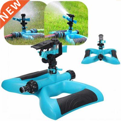 Garden Sprinkler 360 Rotating 3 Nozzle Lawn Garden Irrigatio