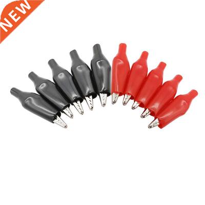 10Pair 27/5/44mm Metal Alligator Clips With Plastic Boot G9