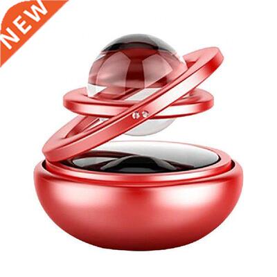 Car Perfume Double Ring Rotating Solar Energy Suspension