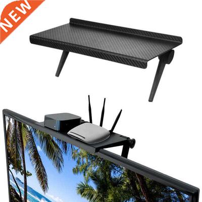 Home Organizer Adjustable TV Screen Top Shelf Rack Computer