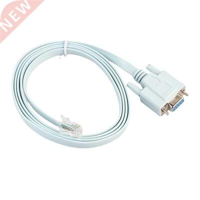 Cable RJ45 Cat5 Ethernet to Rs232 DB9 COM Port Serial