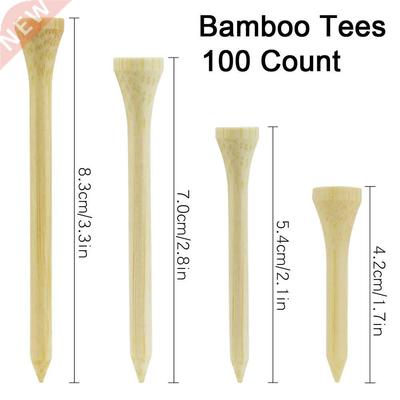 100 Count Golf Tees Bamboo Tee Golf Balls Holder 4 Sizes Ava