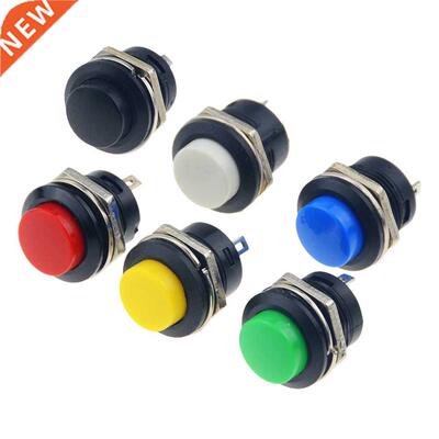 6PCS R13-507 16MM Self Return Momentary Push Button Switch 6