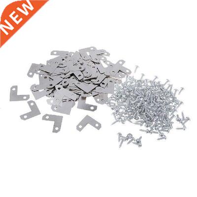 100 Pieces L Shape Corner Brace Plate Right Angle Photos
