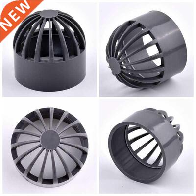 2-20Pcs PVC Pipe Vent Cap Fish Tank Permeable Seafood pool O