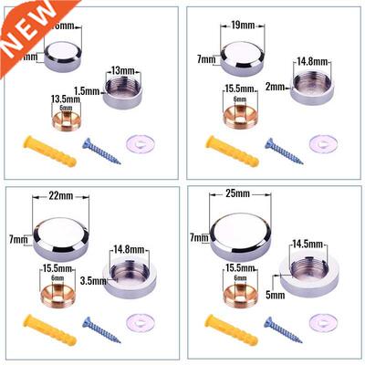 4PCS Billbord Decortion Nils Glss Fsteners Mirror Fixi