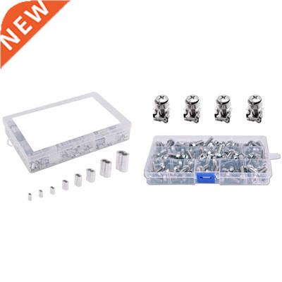 50Sets M6 Square Hole Nuts And Mounting Screws Washers With