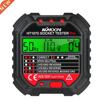 KKmoon HT107D Professional Outlet Socket Tester Automatic El