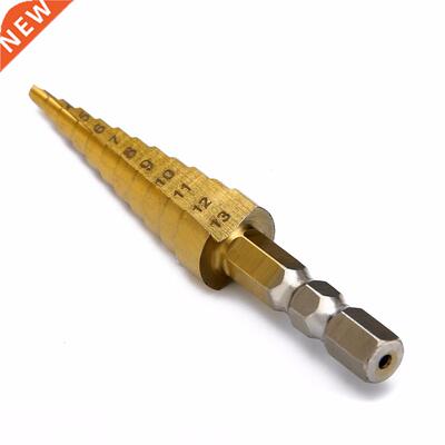 3-13mm 11 Steps HSS 1/4 inch Hex Shank Step Cone Drill Bit C