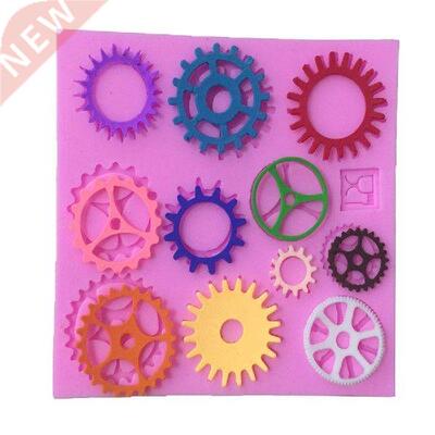 Silicone Gear Shaped Silicone Mold Mechanical Fondant Cake
