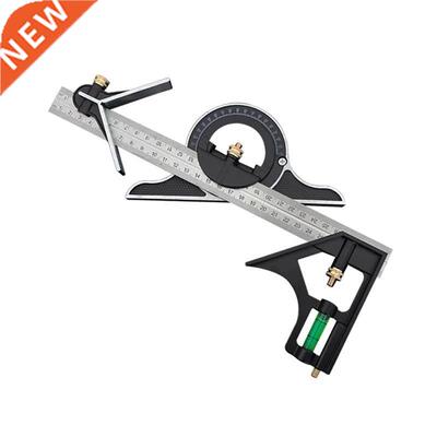 Stainless steel square ruler Adjustable sliding combination