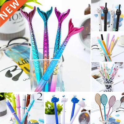 Korean Cute Kawaii Cactus Gel Pens Funny Flamingo Unicorn M