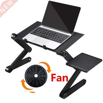 Adjustable Lap Desk Stand Cooler fan Portable Ergonomic L