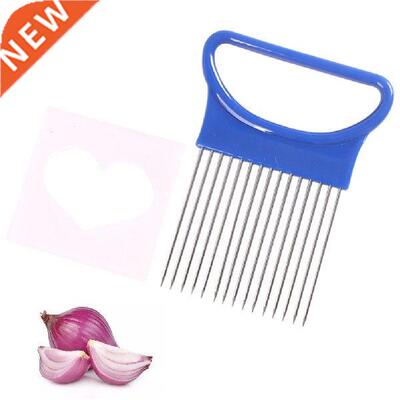 Stanless Steel Onon Holder Onon Tool Vegetables Slcer