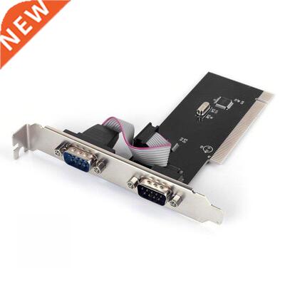 PC To 2 Ports COM 9 Pn Seral Seres RS232 Card Adapter fo