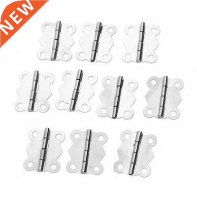 10pcs ini Butterf Style Drawer Butt Hinge - Silvery
