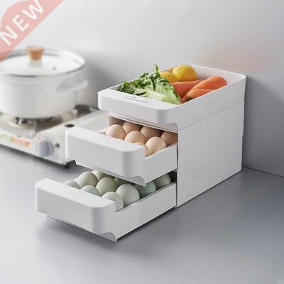 Kitchen Refrigerator Egg Storage Sorting Box Drawer Type