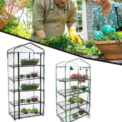 2/3/4/5 Floor Mini Greenhouse Outdoor Garden Plant Grow