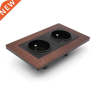 ONE Moonsaudio FT-SWS Double Rhodium Schuko Wall Socket with